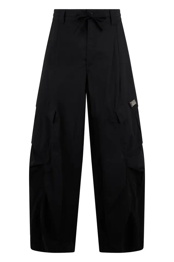 Dolce & Gabbana Loose Fit Cotton Cargo Pants