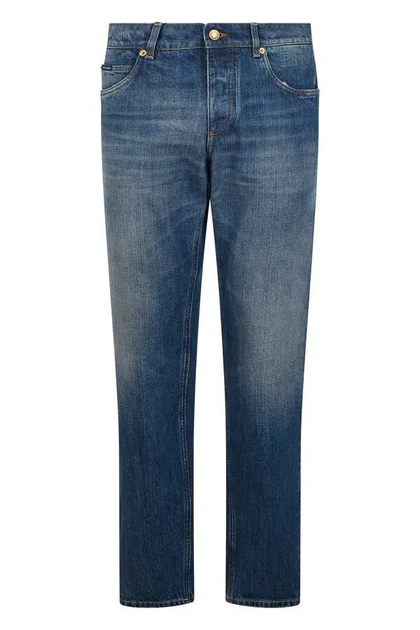 Dolce & Gabbana Straight Jeans With Multifunctional Pocket Design
