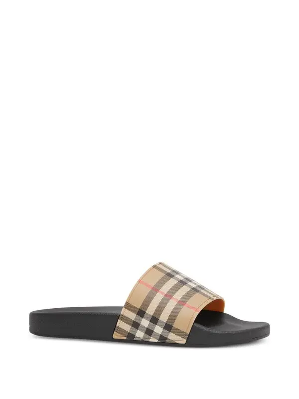 Burberry Check-detail Mini Sandals