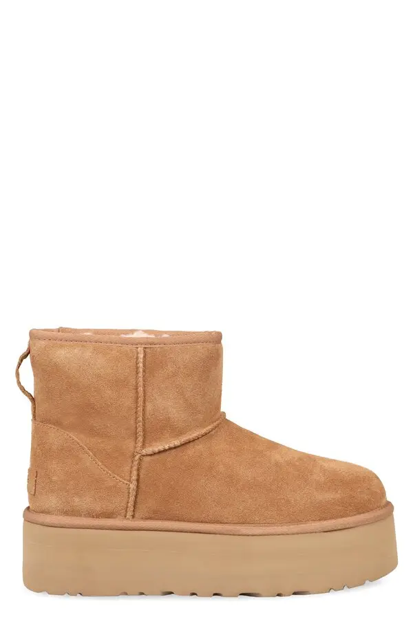 UGG Classic Mini Platform Ankle Boots - Camel