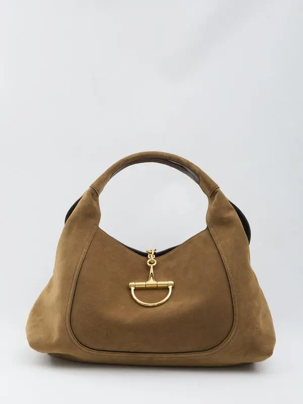 Gucci Softbit Maxi Handbag 46x26x16 Cm - Brown