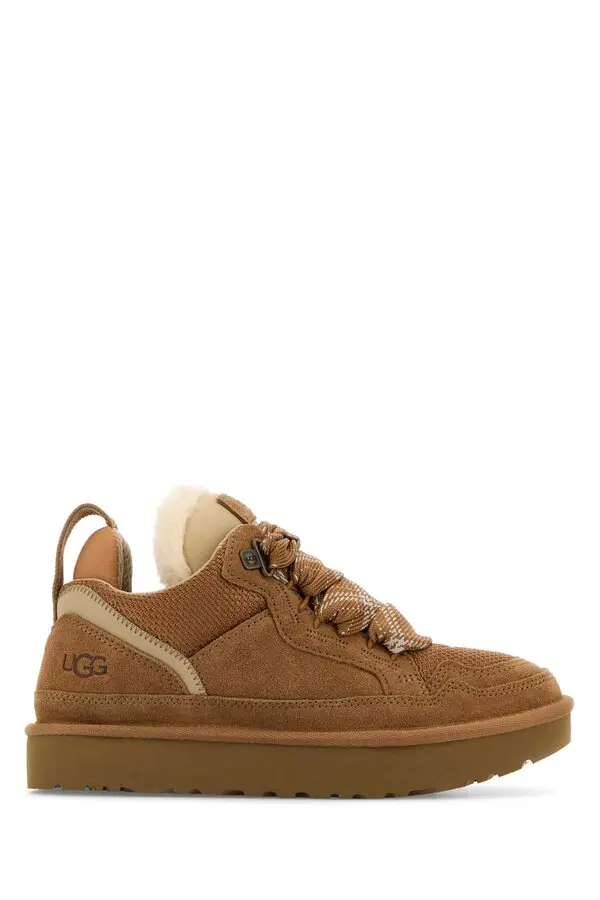 UGG Lowmel Lightweight Lace-up Sneakers - Camel