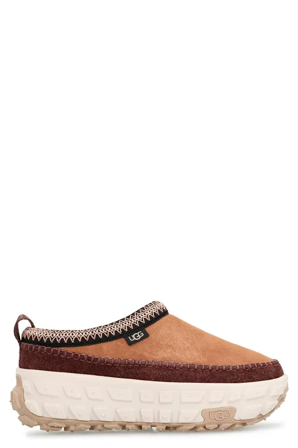 UGG Venture Daze Shearling-lined Suede Mini Sabot
