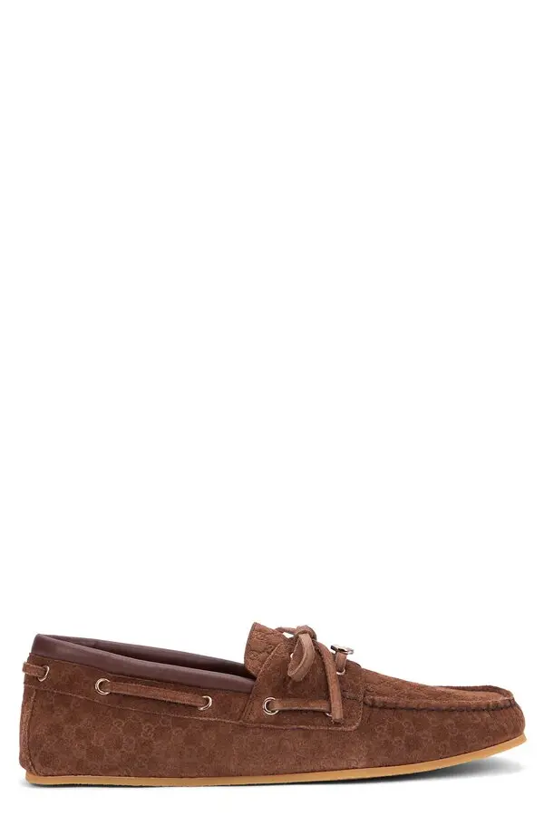 Gucci Loafer With Horsebit In Suede