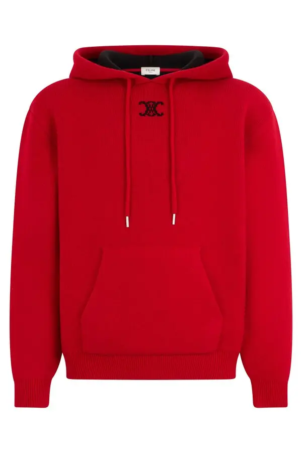 Celine Hooded Sweater In Cashmere