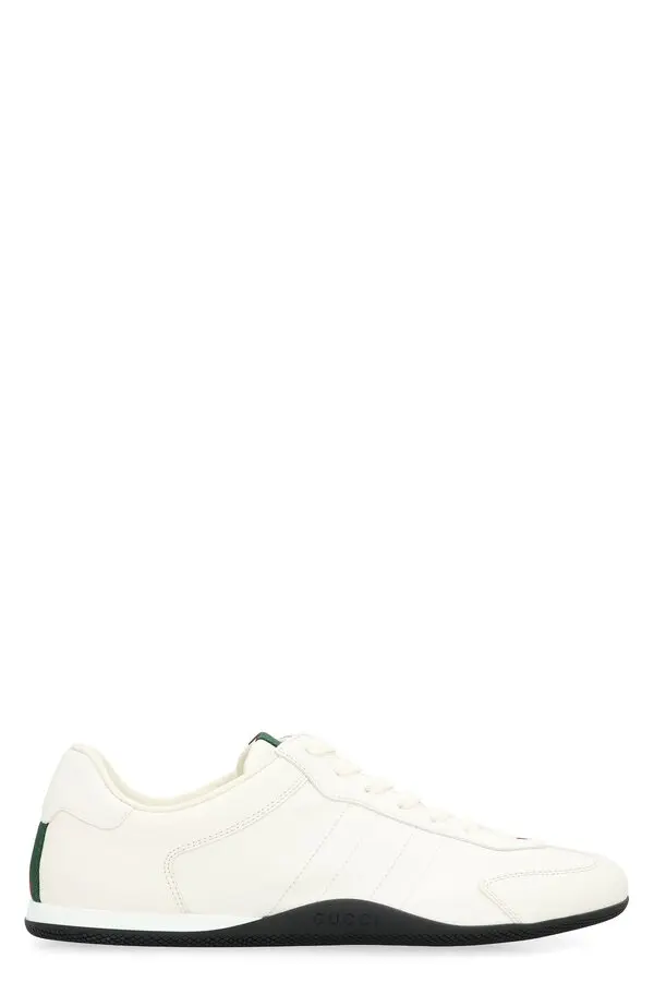 Gucci Minimalist Leather Sneaker With Rubber Sole