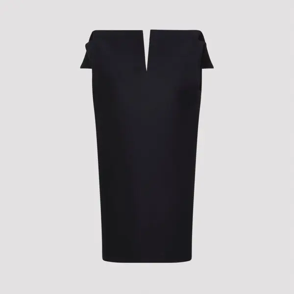 Balenciaga Wool & Silk Blend Mini Dress