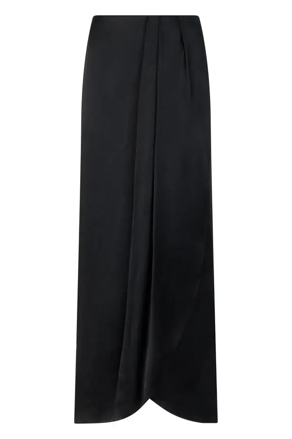 MAISON MARGIELA Long Draped Skirt