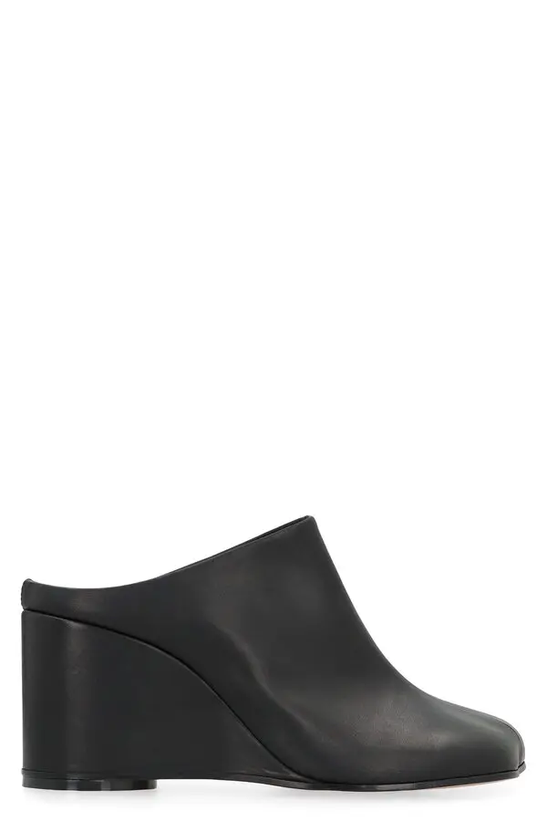 MAISON MARGIELA Leather Flat - Black