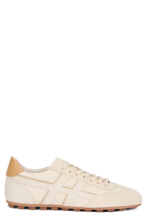 Hogan Suede Low-top Sneaker With Rubber Sole