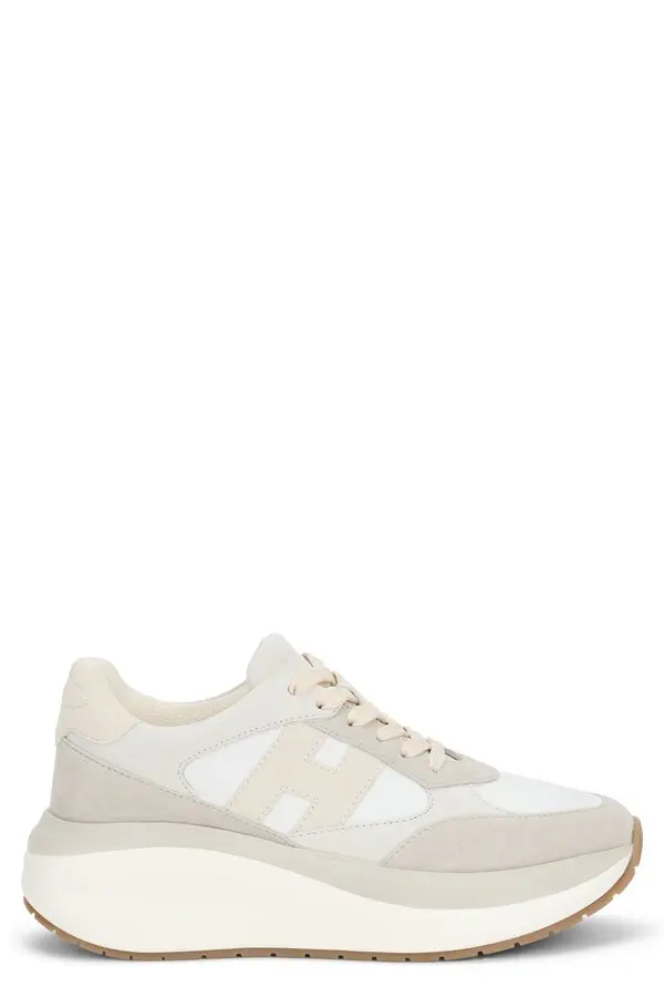 Hogan Maxi I Active Leather Sneaker With Chunky Sole