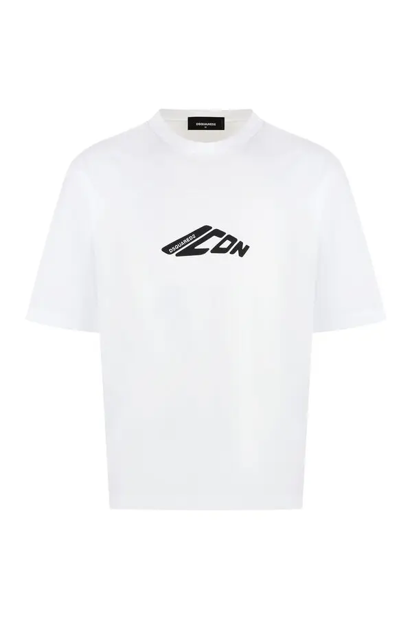 Dsquared2 Loose-fit Cotton Crew-neck T-shirt