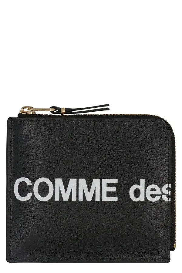 Comme Des Garçons Leather Zip Mini Wallet