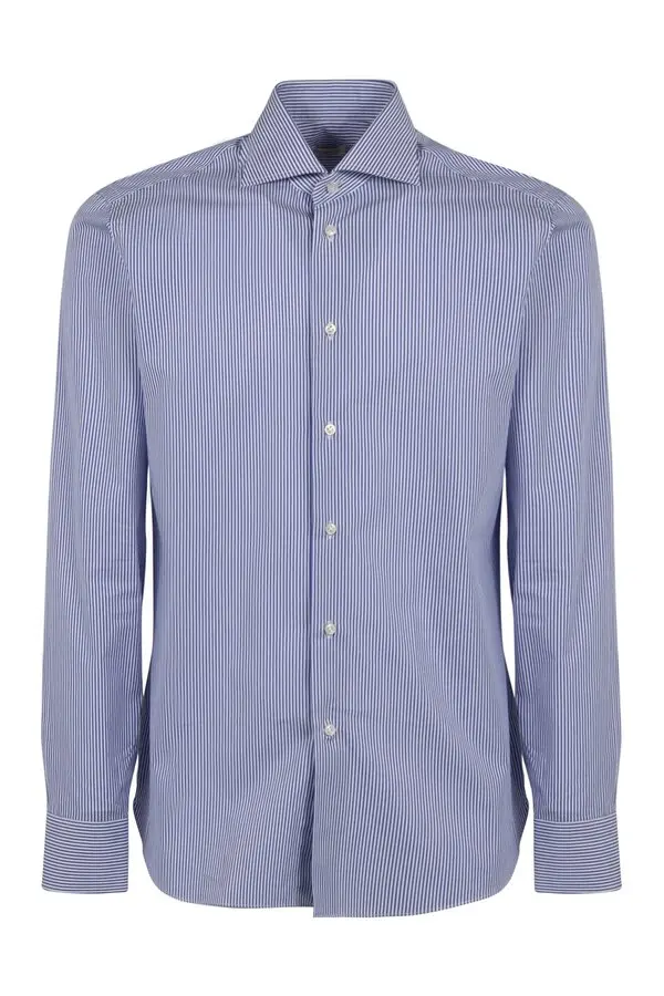 BORRIELLO NAPOLI Striped Cotton Shirt