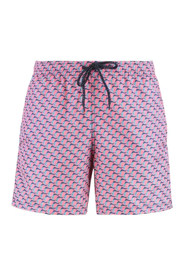 DRUMOHR Nylon Swim Shorts With Back Flap Pocket
