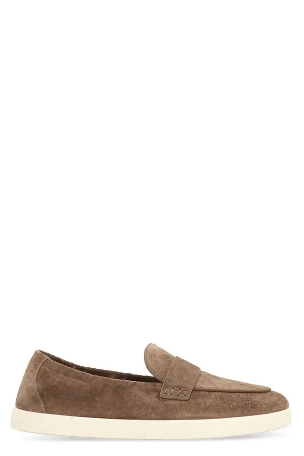 Tory Burch Suede Loafer Flats - Green