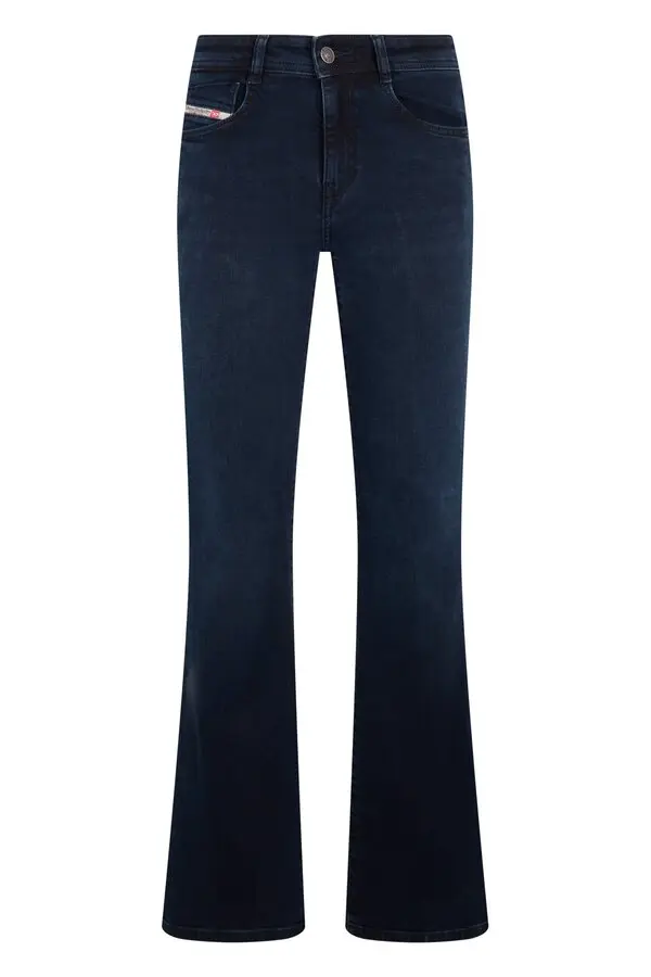 DIESEL® Flared Bell-bottom Jeans In Cotton Denim