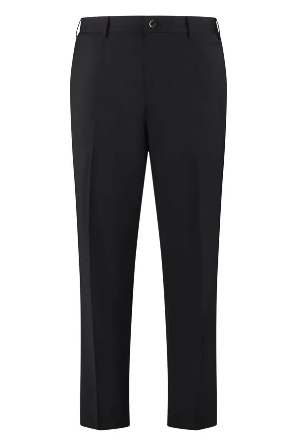 THE ALPHABET Wool-blend Tailored Trousers With Stretch