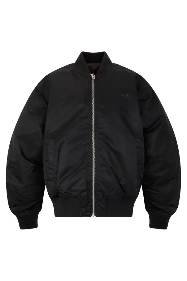 DIESEL® Bomber Jacket With Center Zip
