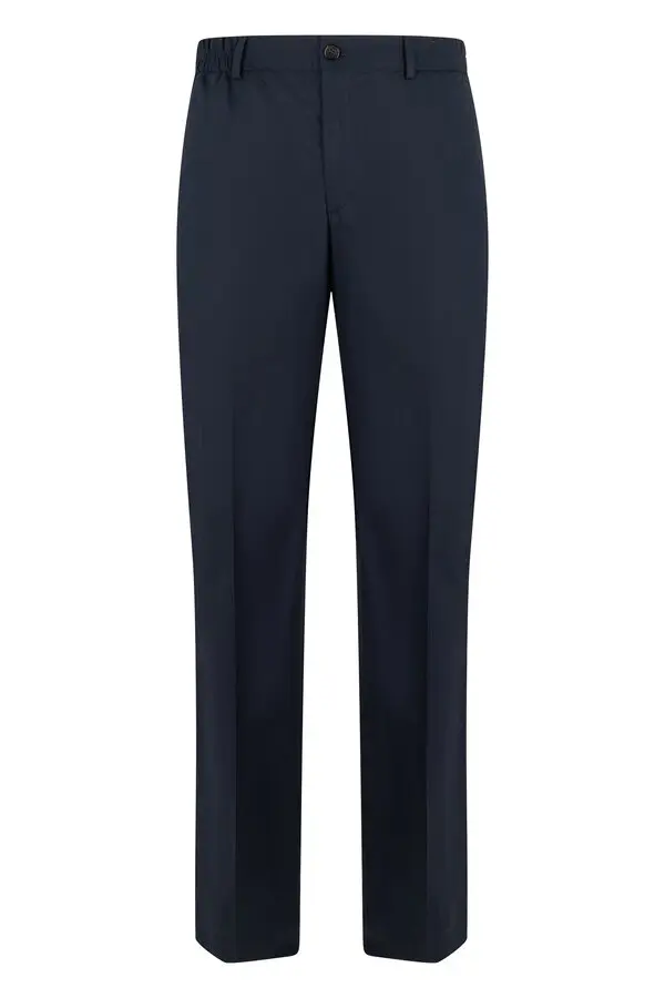 SLOWEAR Technical Straight-leg Trousers With Elasticated Waist