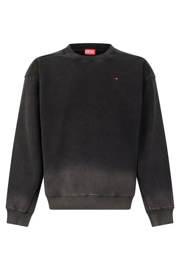 DIESEL® Crew Neck Sweater With Gradual Fade