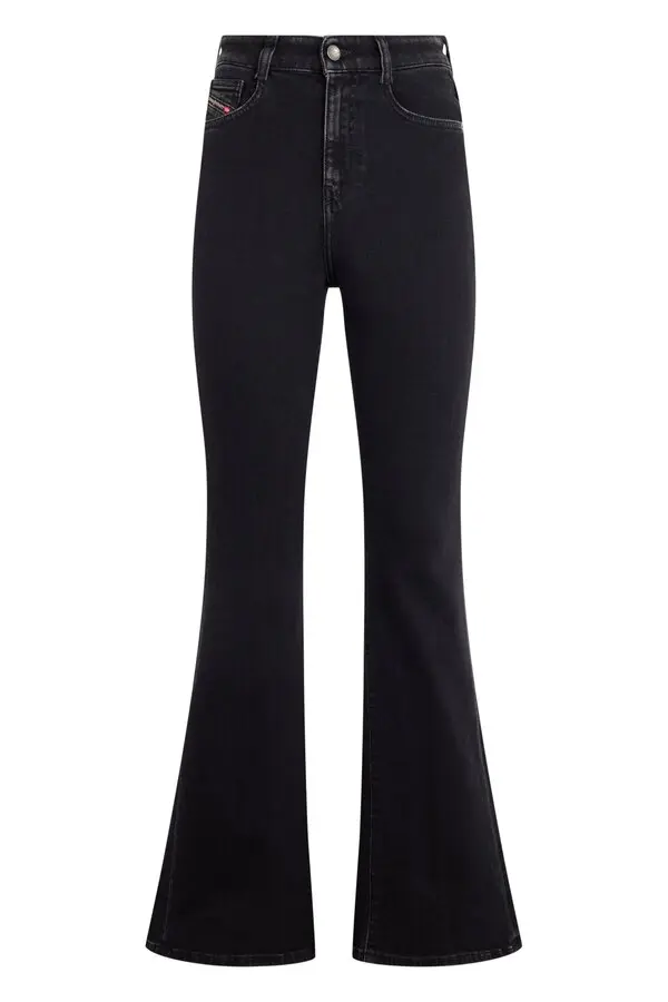 DIESEL® Bell-bottom Cotton Denim Jeans