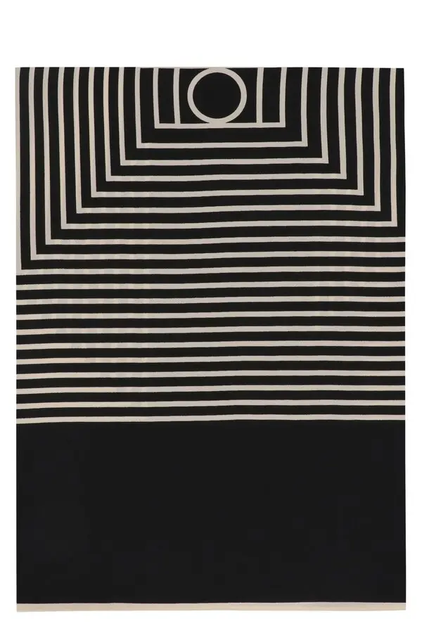 TOTEME Monogram Printed Silk Scarf 80x80 Cm