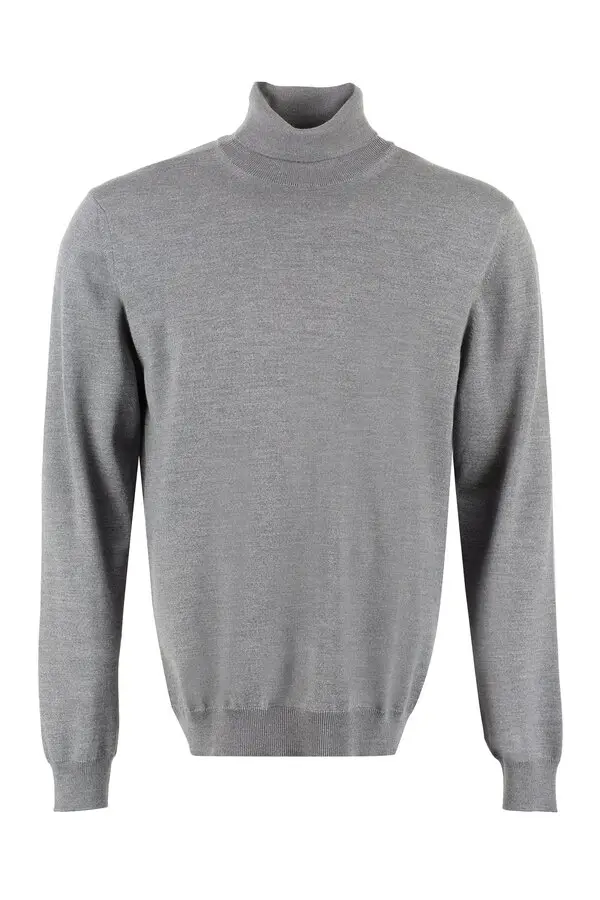 THE ALPHABET The Ribbed Extra-fine Wool Turtleneck Sweater