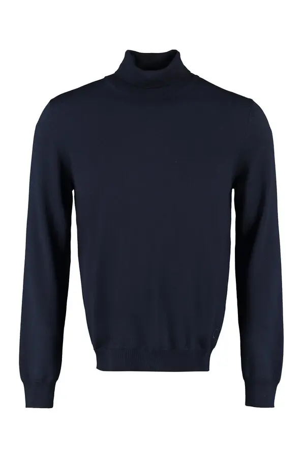 THE ALPHABET The Extra-fine Wool Turtleneck Sweater With Ribbed Edges