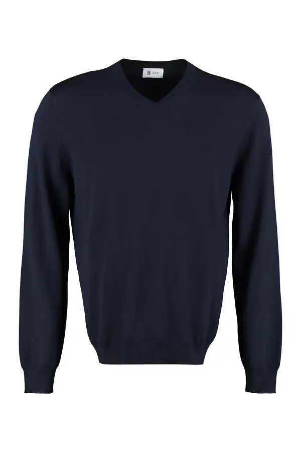 THE ALPHABET The Ribbed Extra-fine Wool Knit Pullover