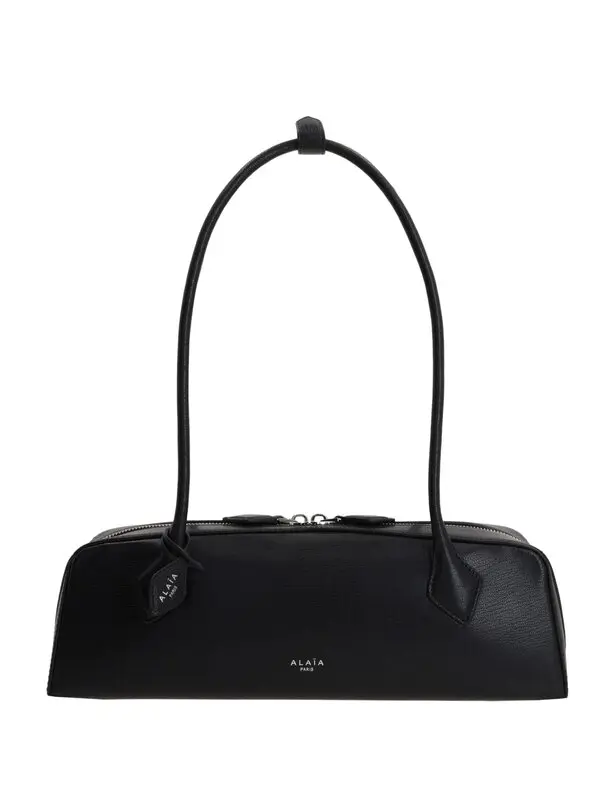 Alaïa Le Teckel Small Bag In Goatskin - Black