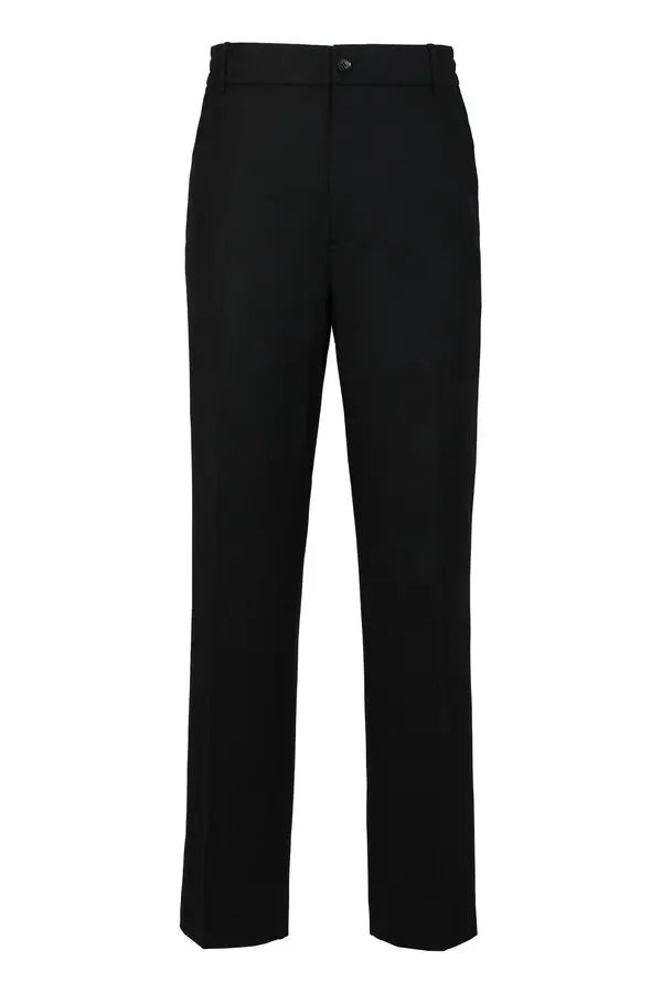 Moncler Wool Flannel Tailored Trousers