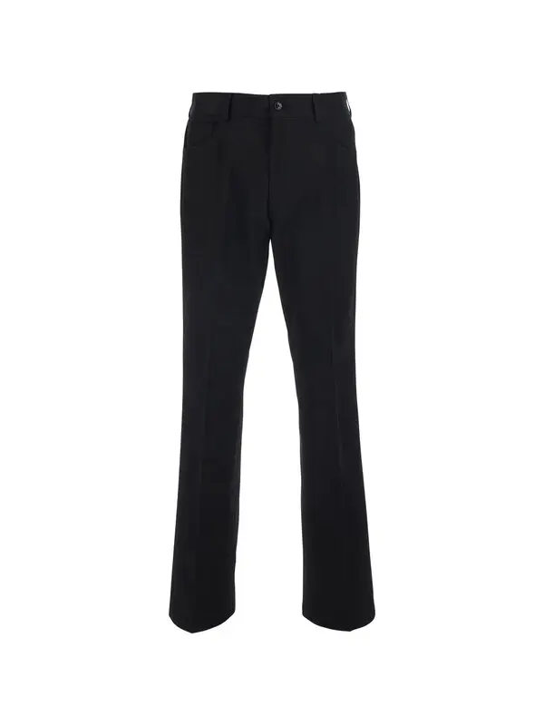 Amiri Script Cotton Slim Flare Pants