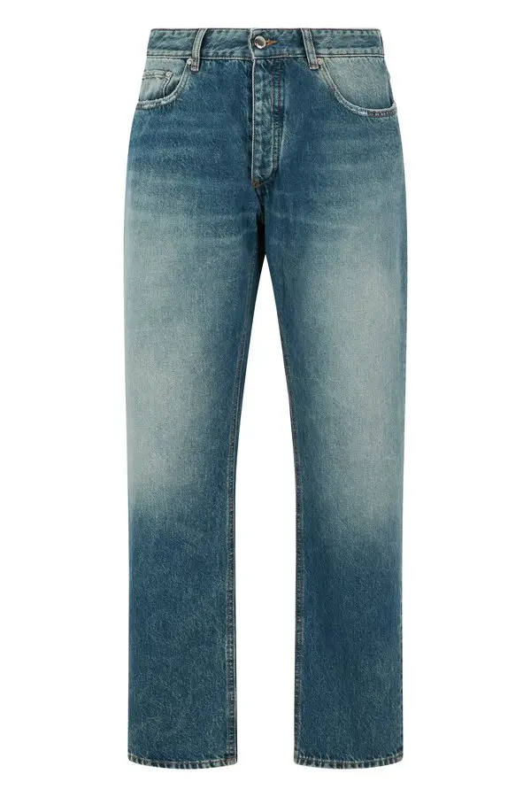 ICON DENIM LOS ANGELES Straight Cotton High-waist Denim Jeans