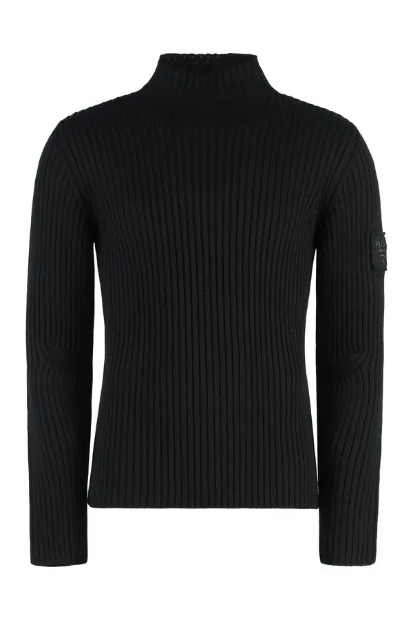 Prada Virgin Wool Turtleneck Sweater