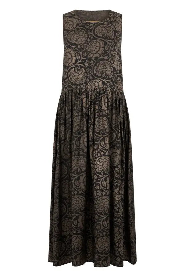 UMA WANG Sleeveless Printed Maxi Dress