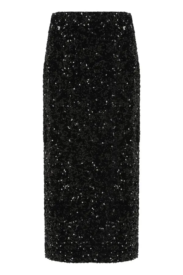 Vince Midi Sequin Skirt For