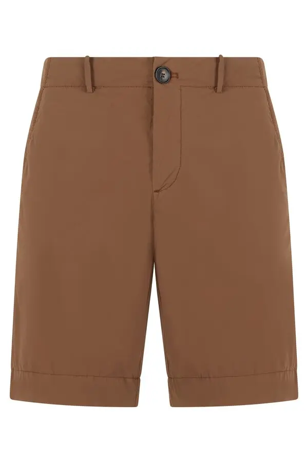 RRD Straight-cut Technical Fabric Bermuda Shorts For - Brown