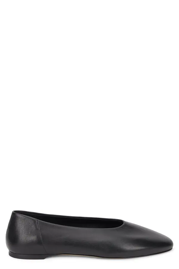 TOTEME Minimalist Nappa Leather Ballerina Flats