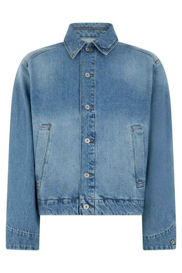 Jacquemus Classic Cotton Jacket With Button-front & Chest Pockets
