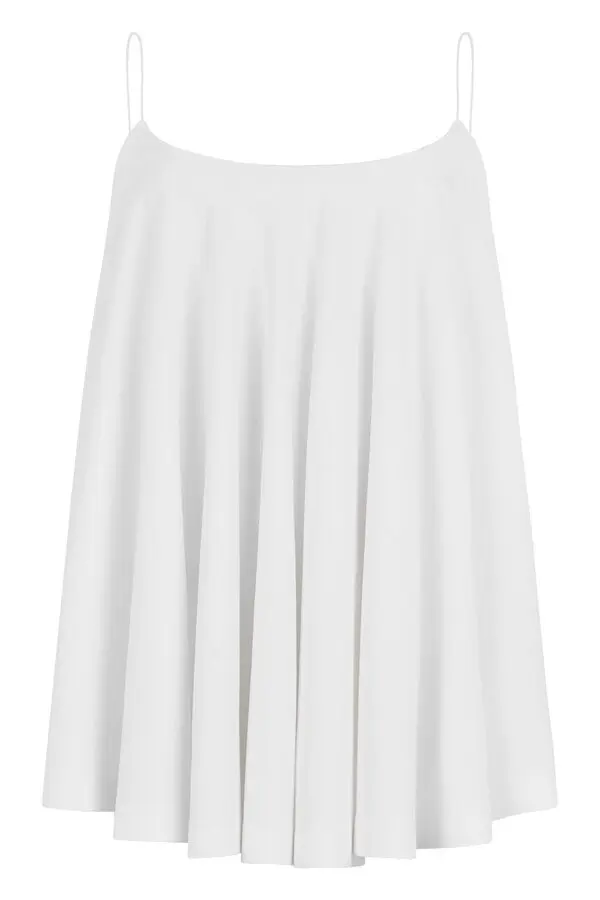 Jacquemus Top In Sail With Straps - White