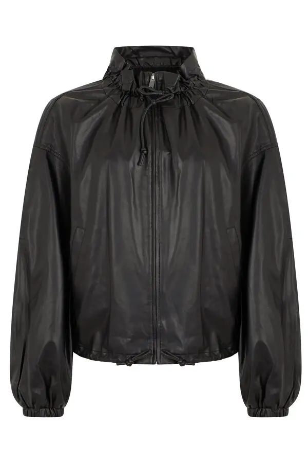 MARANT ETOILE Skin-effect Jacket With Panel Detail - Black