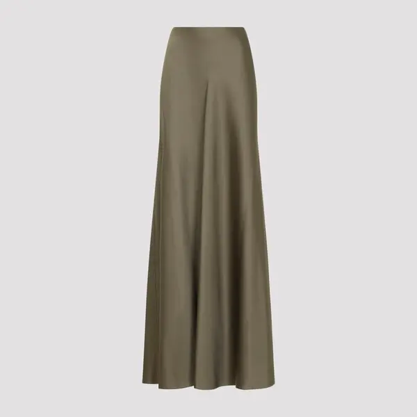 Ralph Lauren Masina Maxi A-line Skirt - Brown