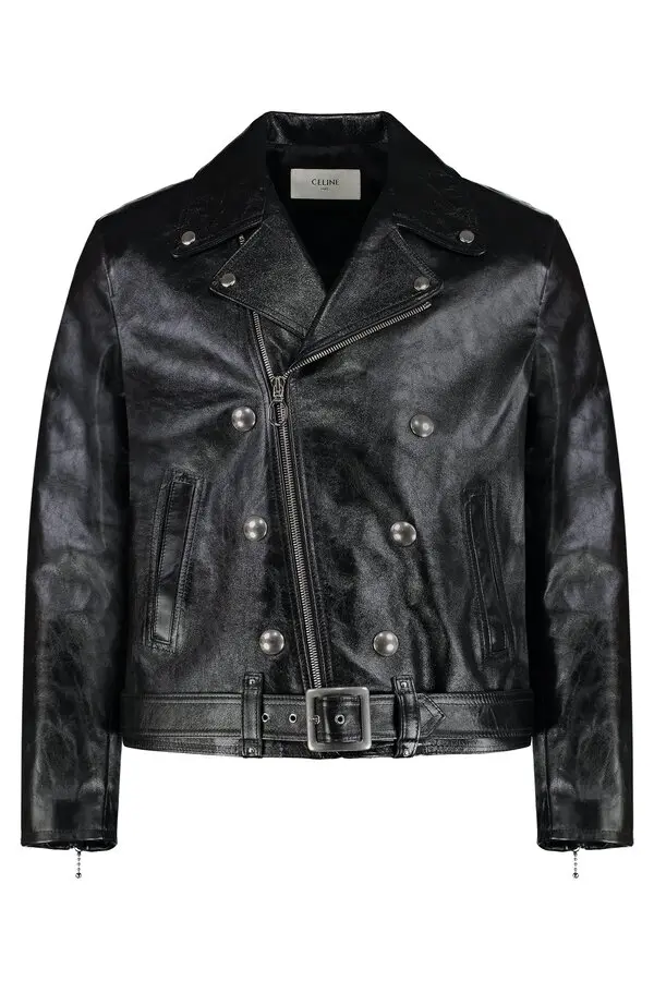 Celine Calf Leather Biker Jacket