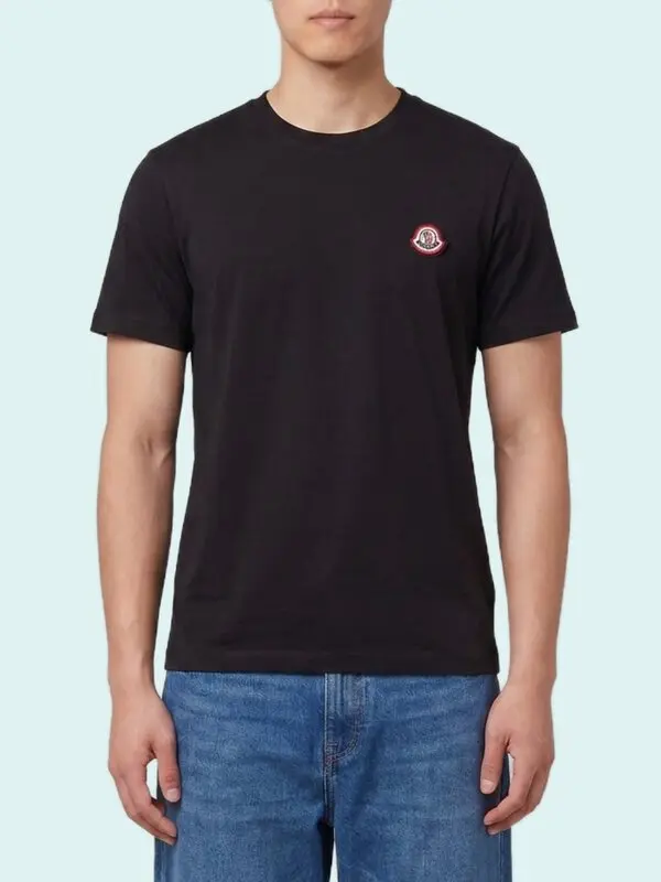Moncler Logo T-shirt - Black