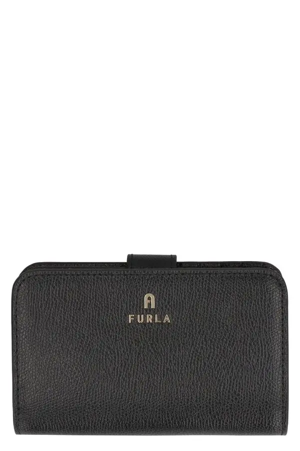 Furla Camelia Grainy Leather Mini Wallet