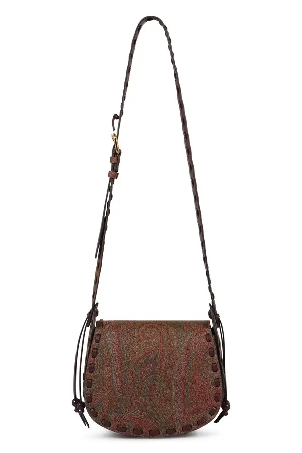 Etro Drya Arnica Jacquard Mini Crossbody Bag With Suede Lining