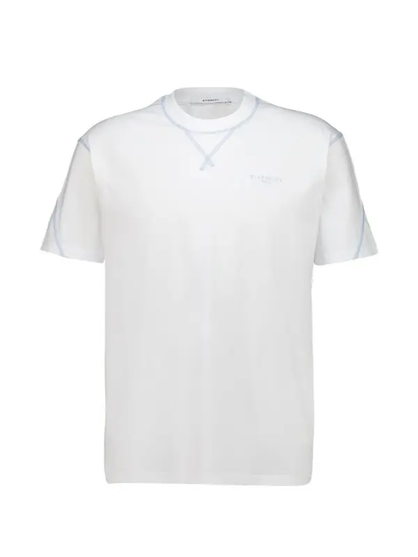 Givenchy Contrasted Stitch T-shirt For