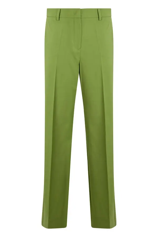 Max Mara Straight-cut Virgin Wool Trousers