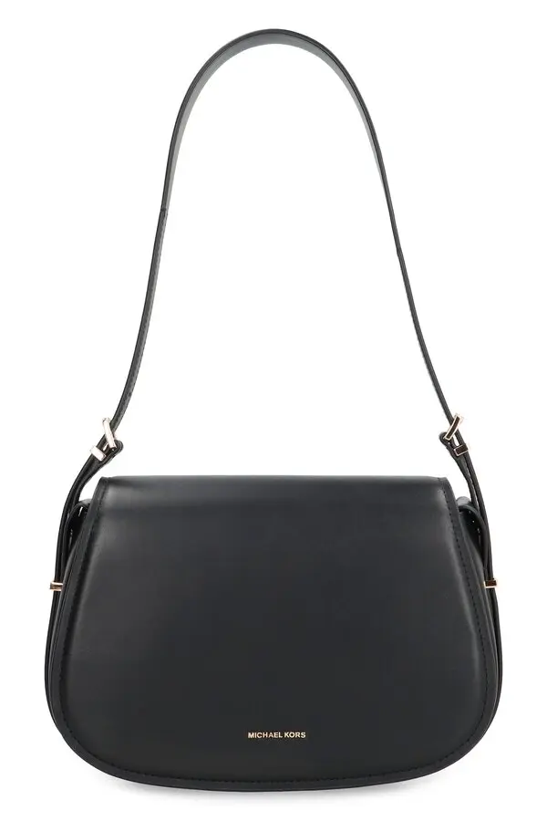 Michael Kors Lydia Leather Crossbody Handbag - Black